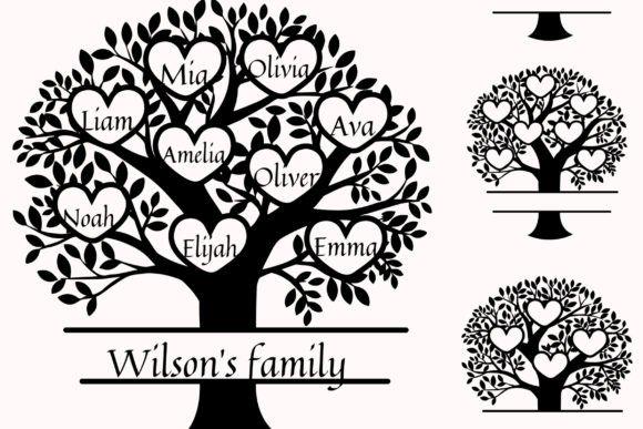 Family Tree Svg Bundle 2-16 Members Family Svg Tree of Life Svg Family ...