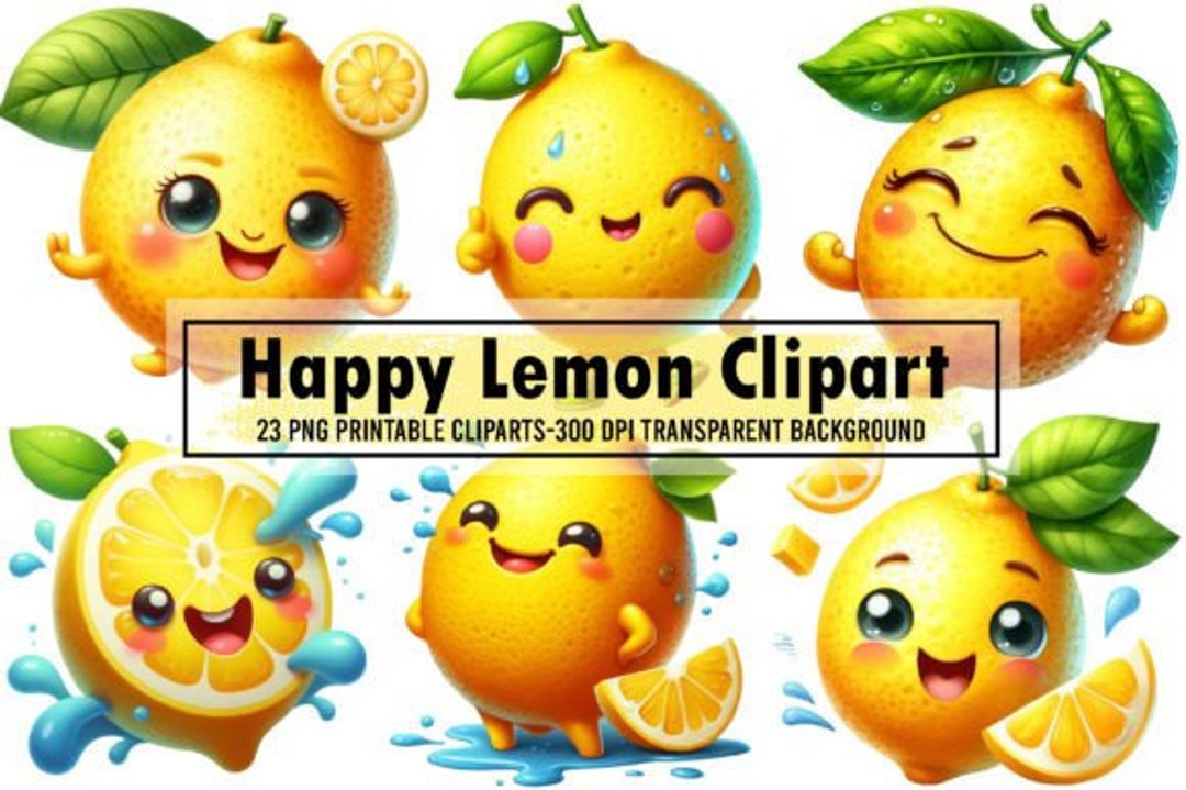 Summer Lemons Clipart PNG - Lemon Clipart, Fruit Clipart, Summer ...