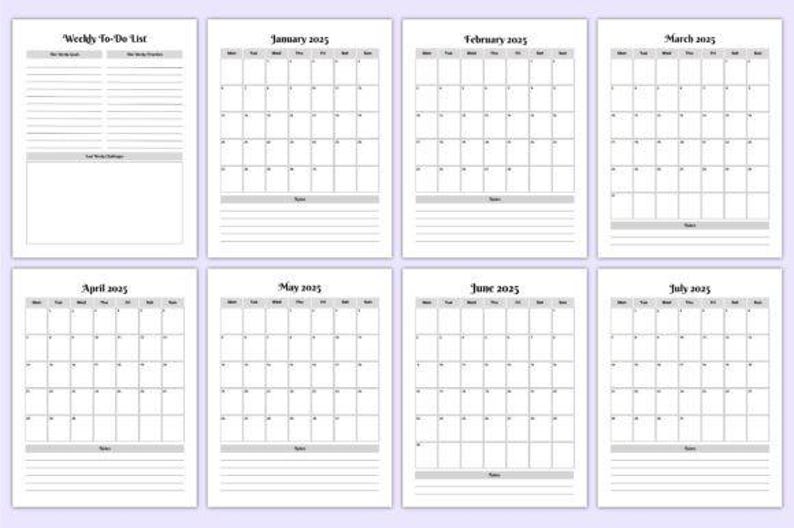 2025 Witchy Planner | Astrology Planner, Moon Calendar, Tarot Journal ...