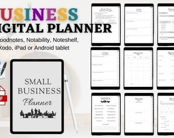 Business Planner Printable BUNDLE, Small Business Planner, Side Hustle ...