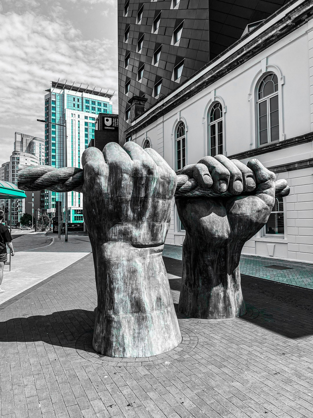 Unity in Diversity: 'all Hands' Sculpture | Custom House Street, City ...