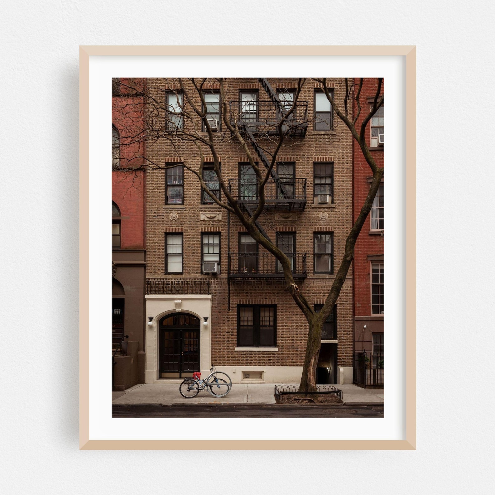 Manhattan Print, New York Wall Art, Architecture Framed Art, Cityscape ...