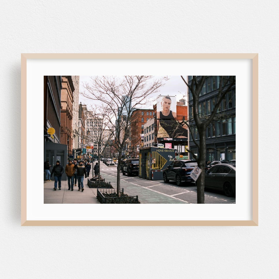 Manhattan Print, New York Wall Art, City Framed Art, Street Photography ...