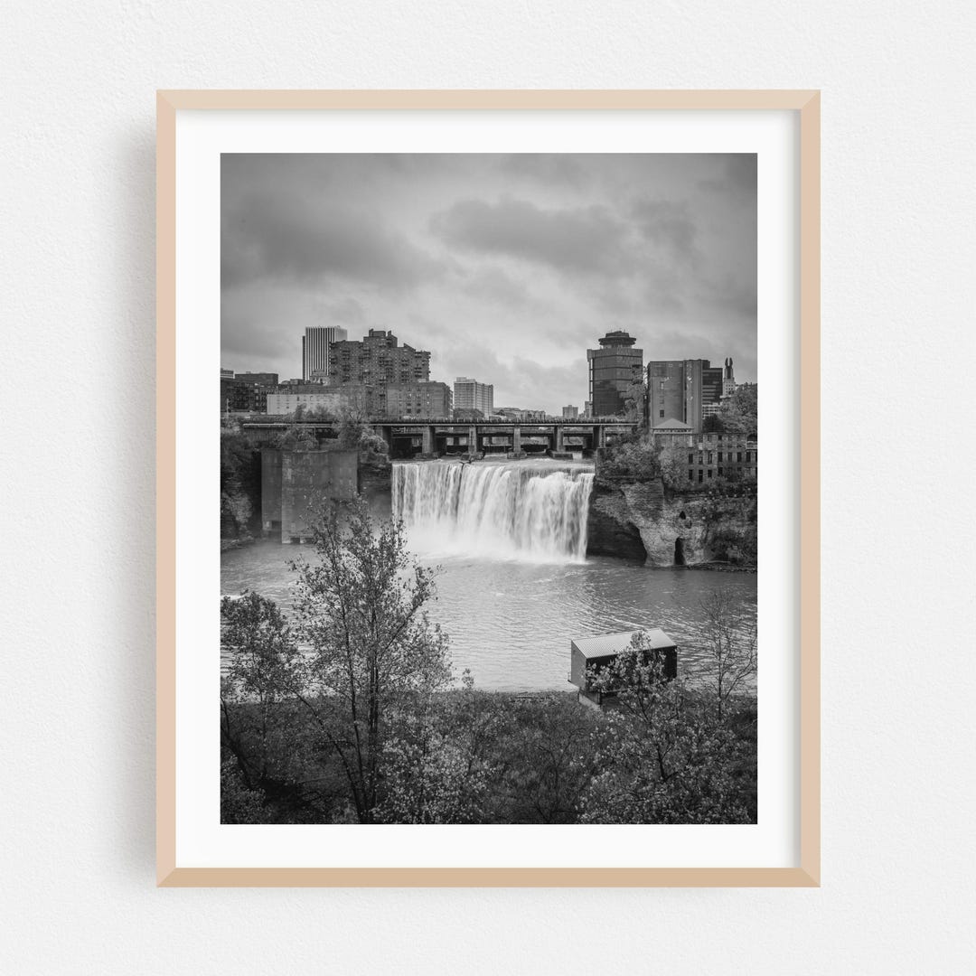 Rochester Print, New York Wall Art, Black and White Framed Art ...