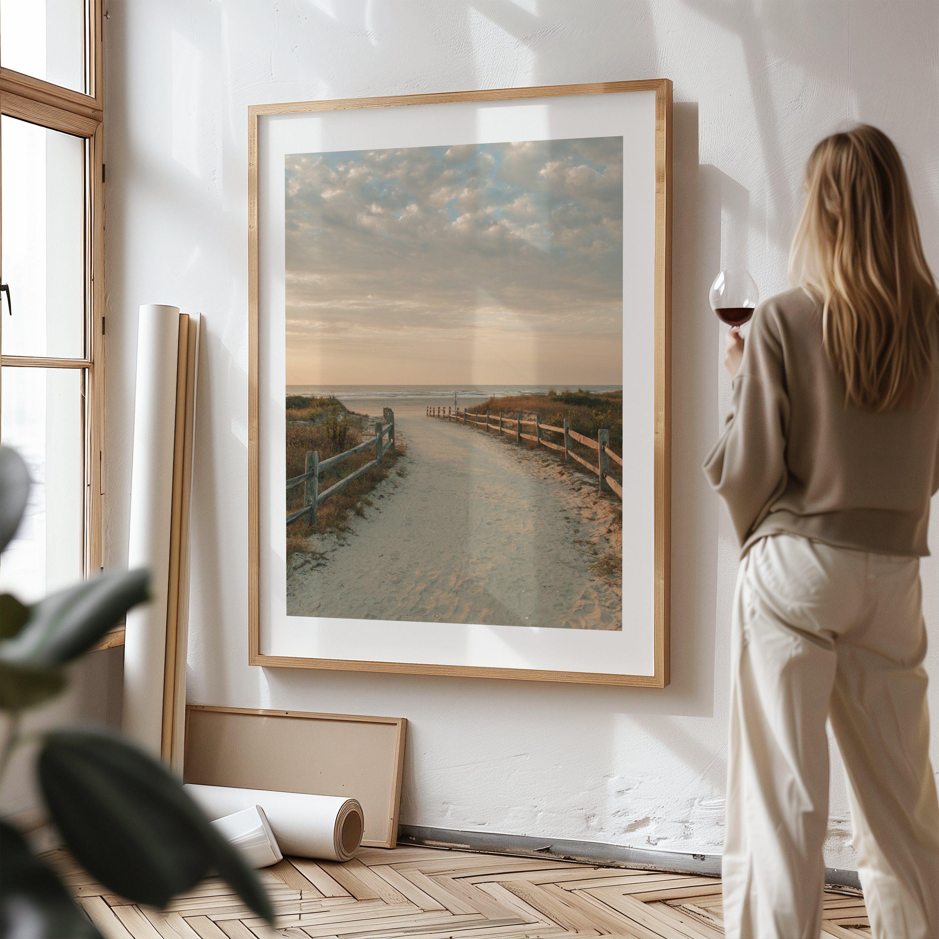 Avalon Print, New Jersey Wall Art, Beach Framed Art, Coastal Home Decor ...