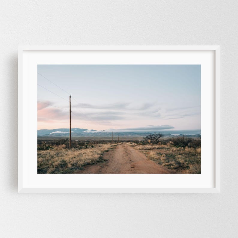 Arizona Print, Desert Wall Art, Landscape Framed Art, Minimalist Home ...
