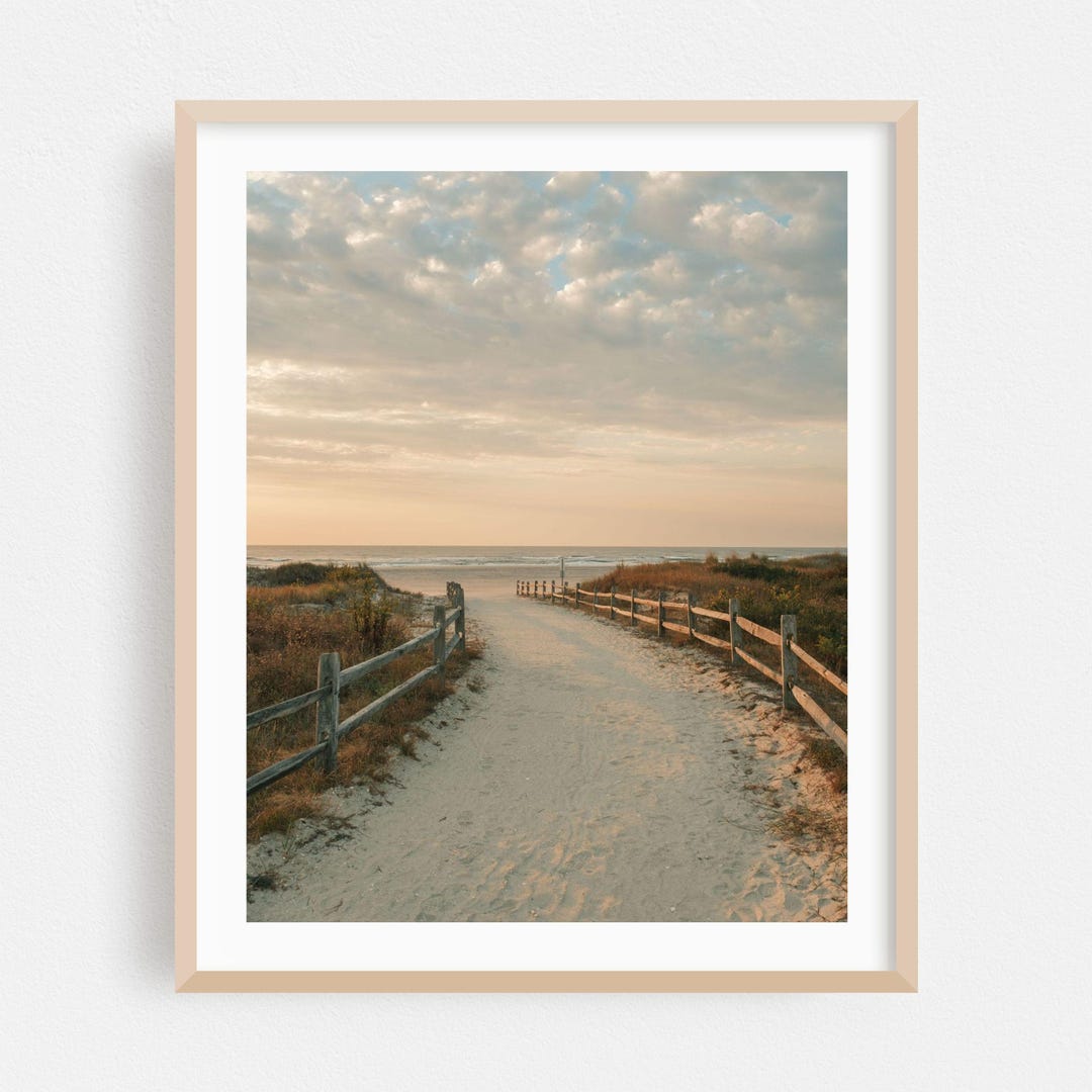 Avalon Print, New Jersey Wall Art, Beach Framed Art, Coastal Home Decor ...