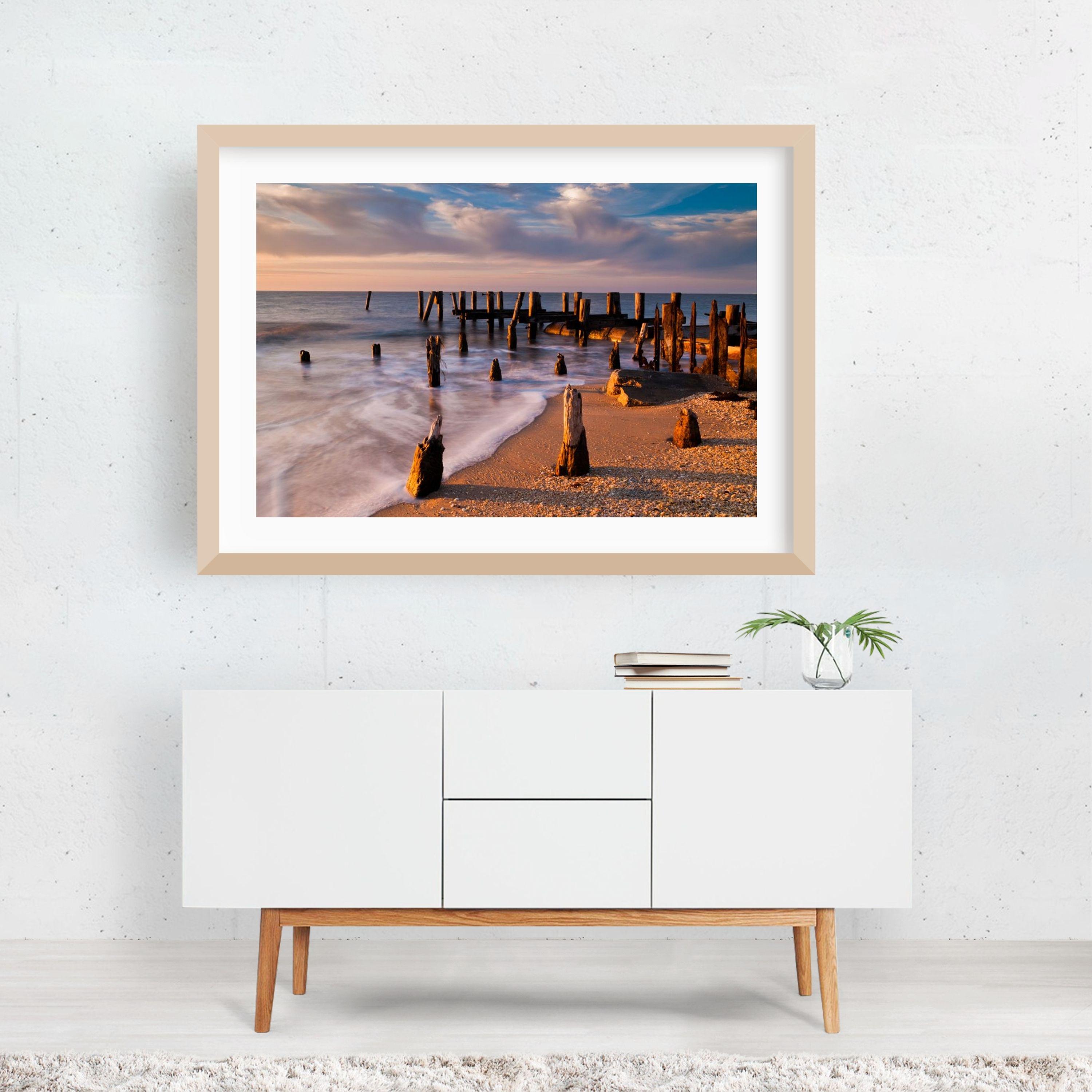 Cape May Print, New Jersey Wall Art, Coastal Framed Art, Beach Home ...