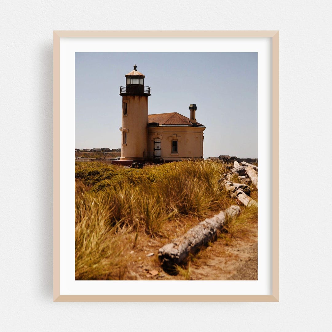 Bandon Print, Oregon Wall Art, Lighthouse Framed Art, Coastal Home ...
