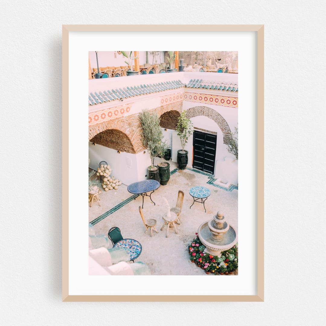 Marrakesh Print, Marrakesh-safi Wall Art, Morocco Framed Art ...