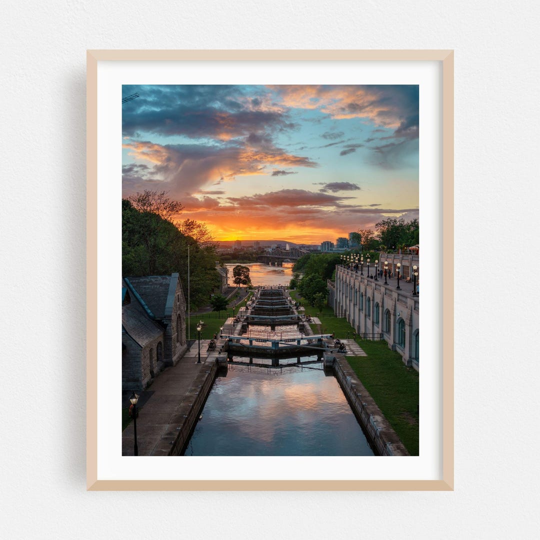 Ottawa Print, Ontario Wall Art, Canada Framed Art, Sunset Home Decor ...