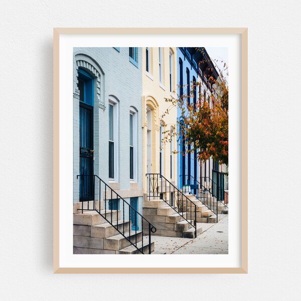Baltimore Row Homes - Etsy