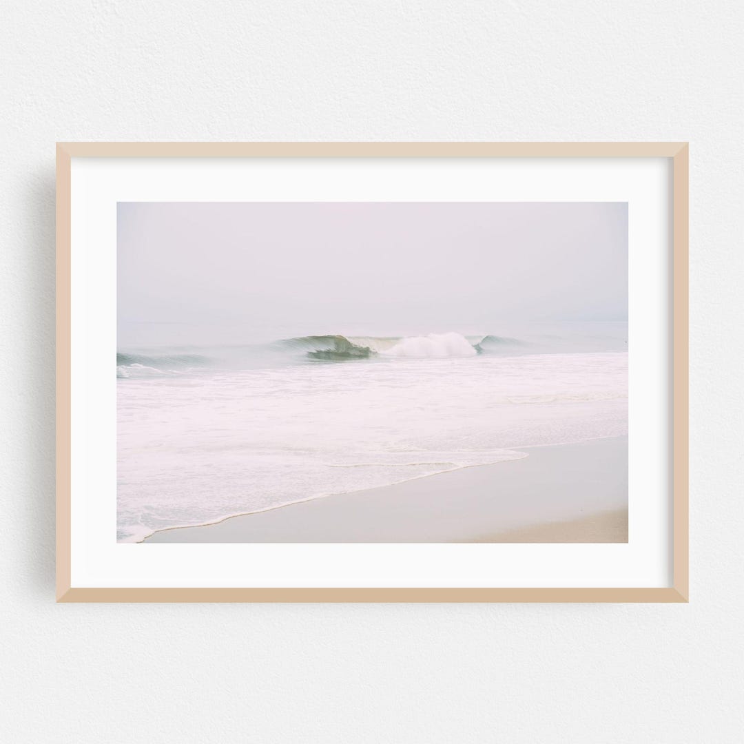 Malibu Print, California Wall Art, Ocean Framed Art, Waves Home Decor ...