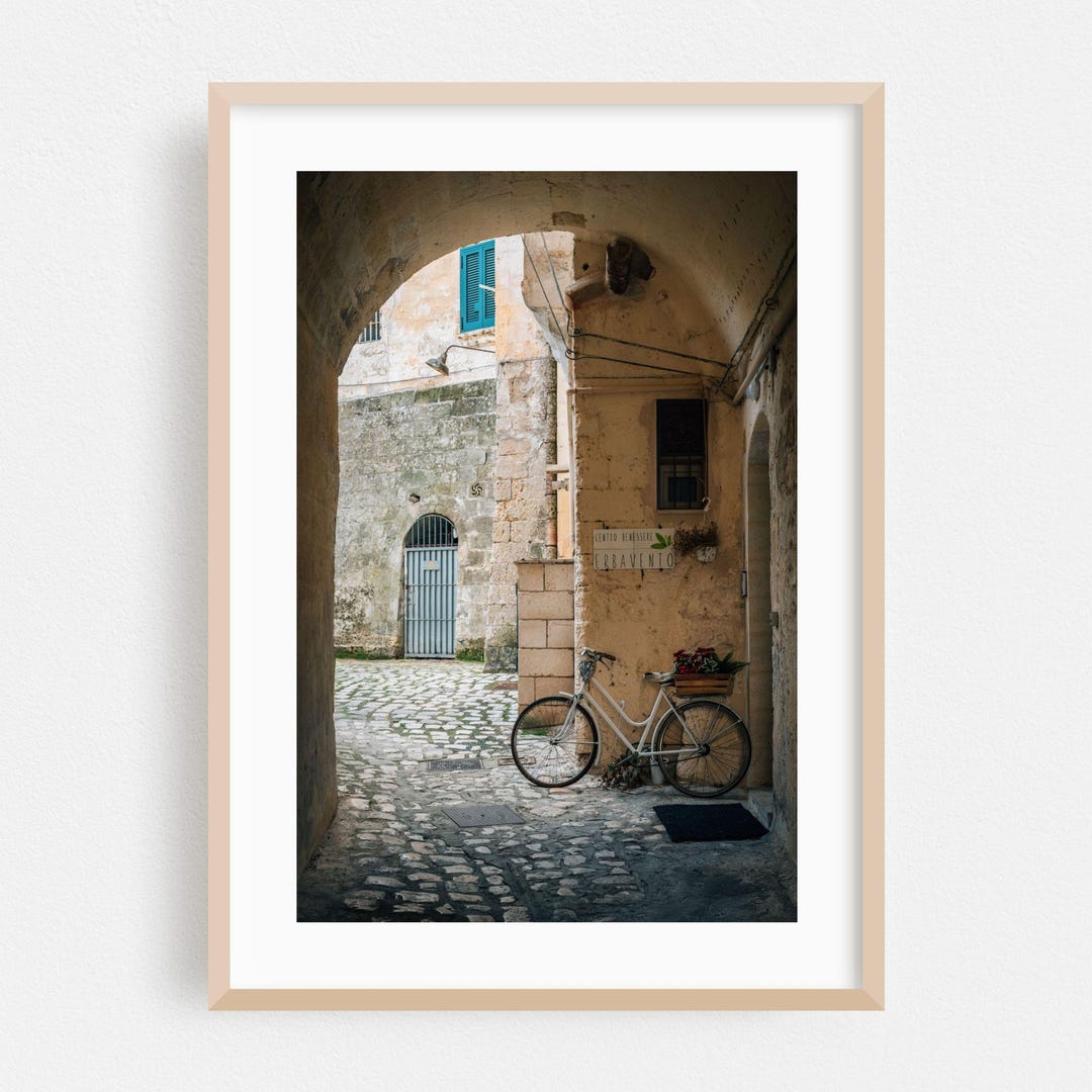 Matera Print, Basilicata Wall Art, Italy Framed Art, Architecture Home ...
