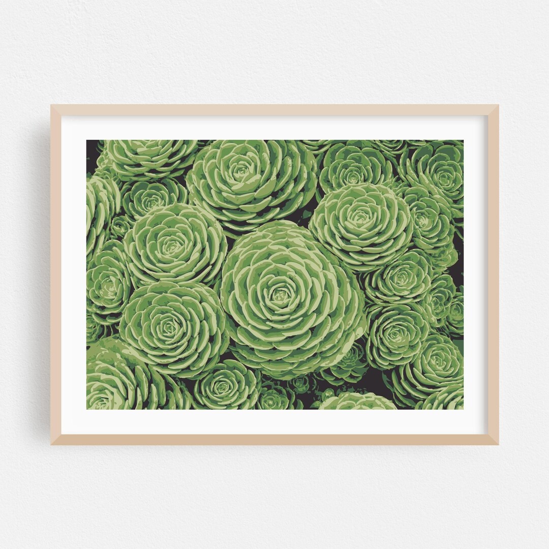 Botanical Print, Pattern Wall Art, Nature Framed Art, Floral Home Decor ...