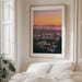 Berkeley Print, California Wall Art, City Framed Art, Sunset Home Decor ...