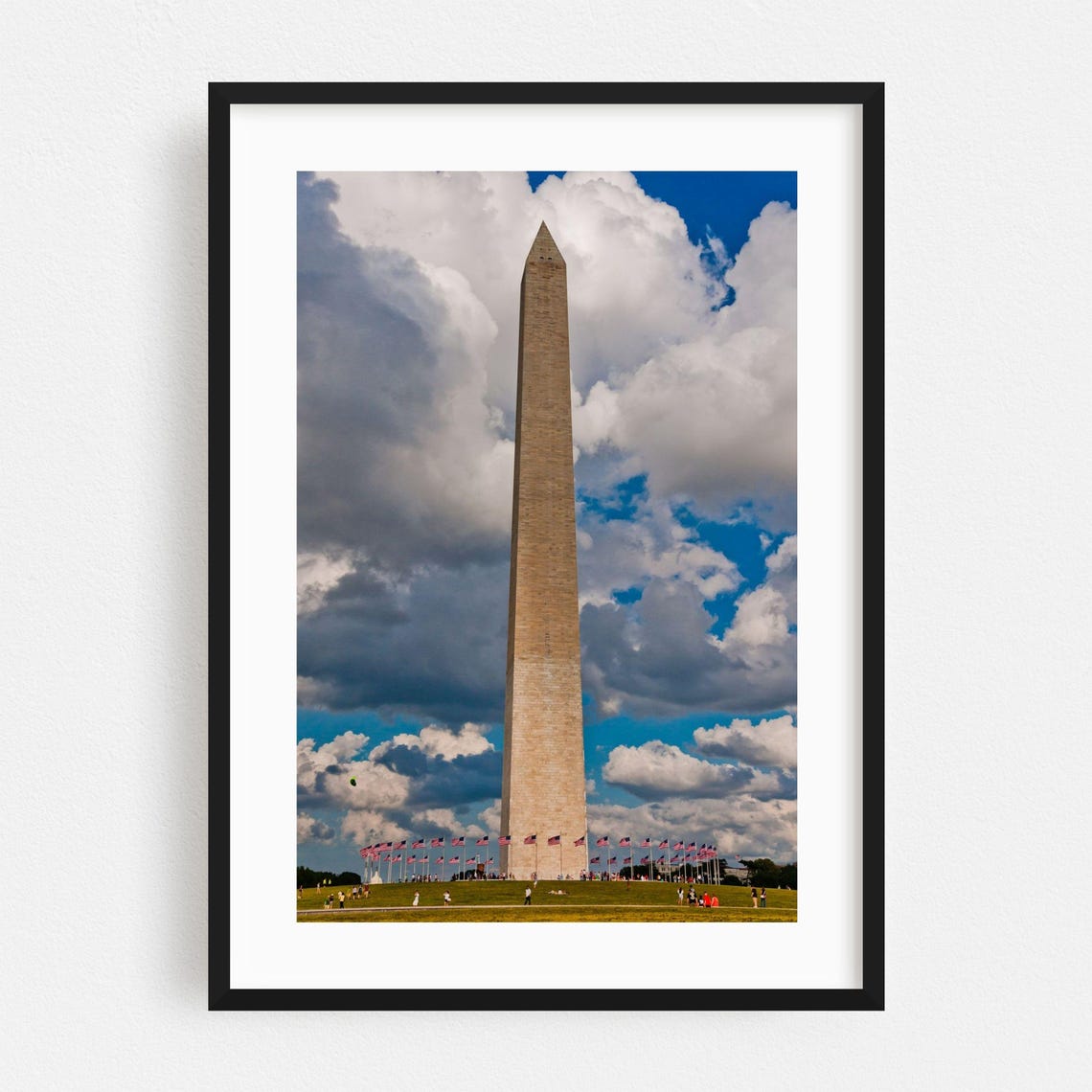 Washington Print, District of Columbia Wall Art, Architecture Framed ...