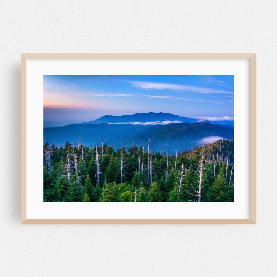 Tennessee Print, Mountain Wall Art, Landscape Framed Art, Nature Home ...