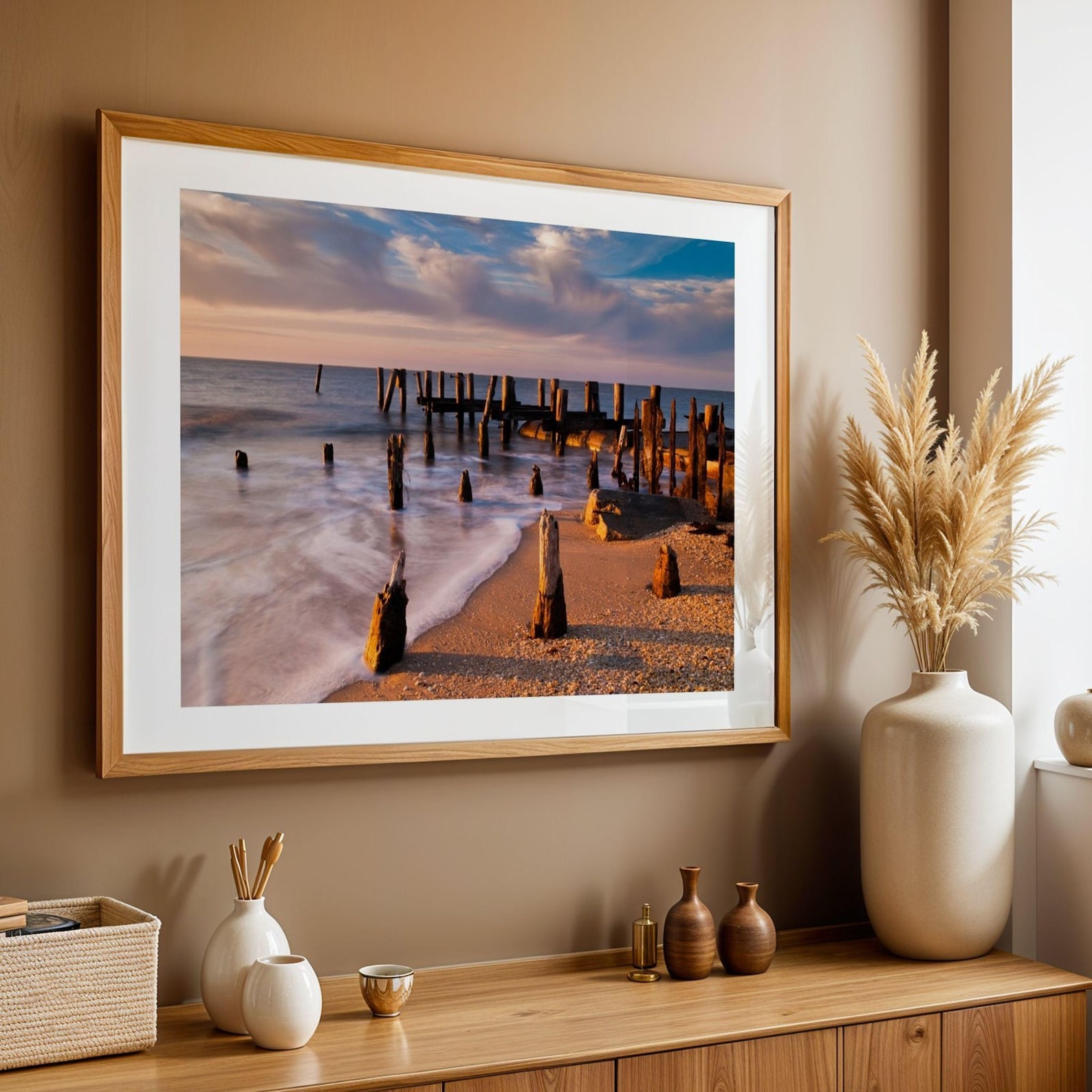 Cape May Print, New Jersey Wall Art, Coastal Framed Art, Beach Home ...