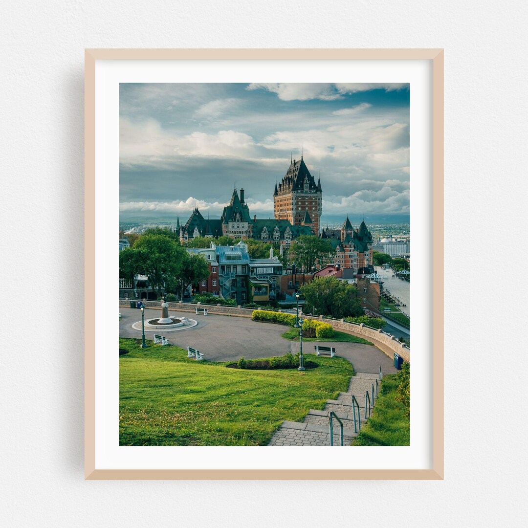 Québec City Print, Québec Wall Art, Canada Framed Art, Architecture ...
