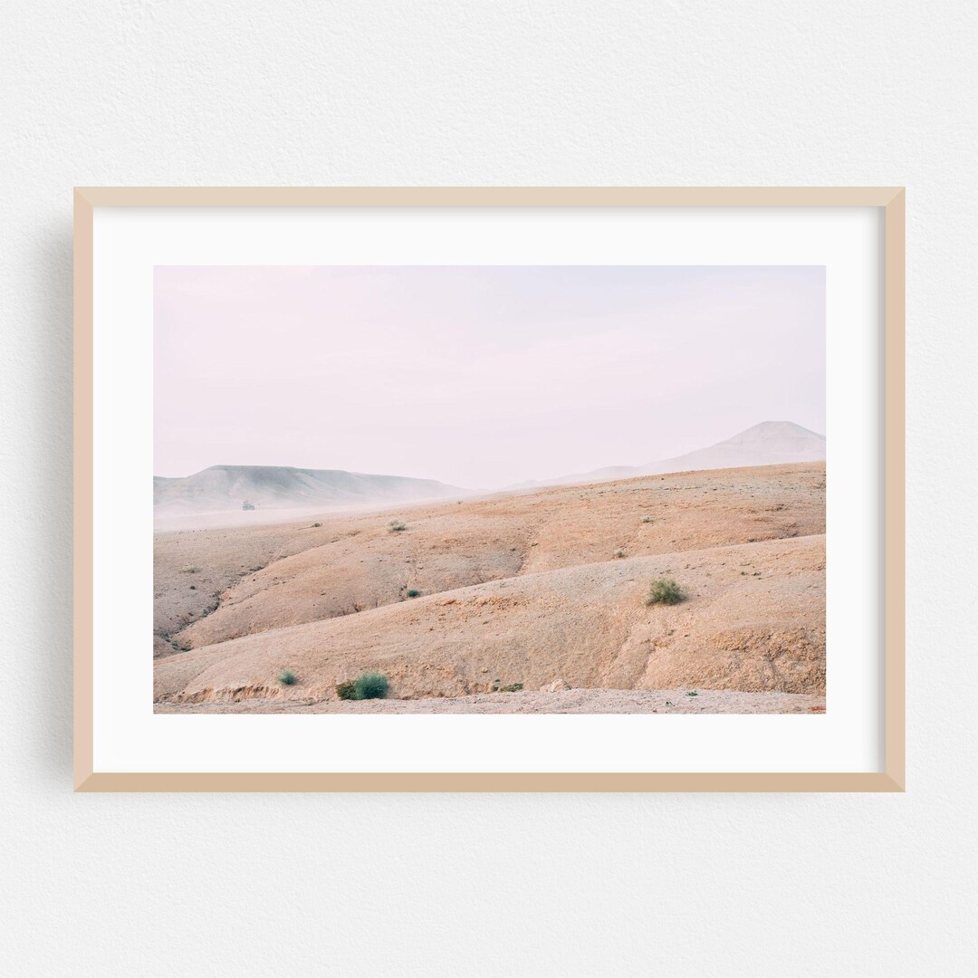 Agafay Print, Marrakesh-safi Wall Art, Morocco Framed Art, Desert Home ...