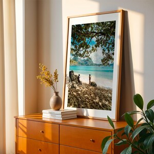 El Nido Print, Mimaropa Wall Art, Philippines Framed Art, Beach Home ...