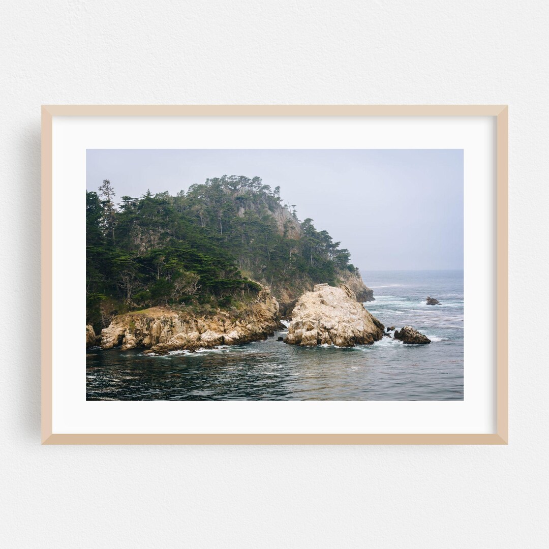 Big Sur Print, California Wall Art, Coast Framed Art, Ocean Home Decor ...