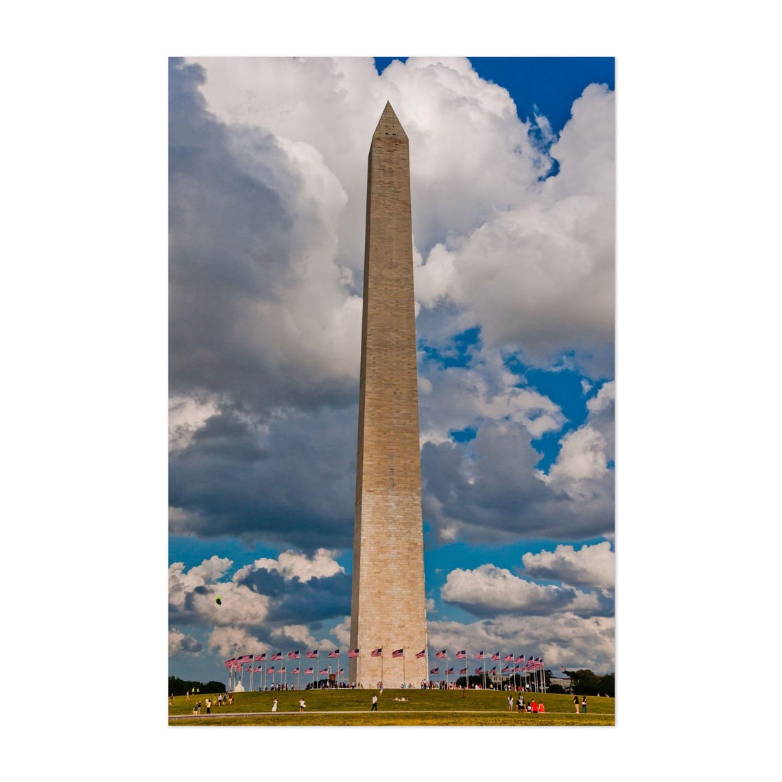 Washington Print, District of Columbia Wall Art, Architecture Framed ...