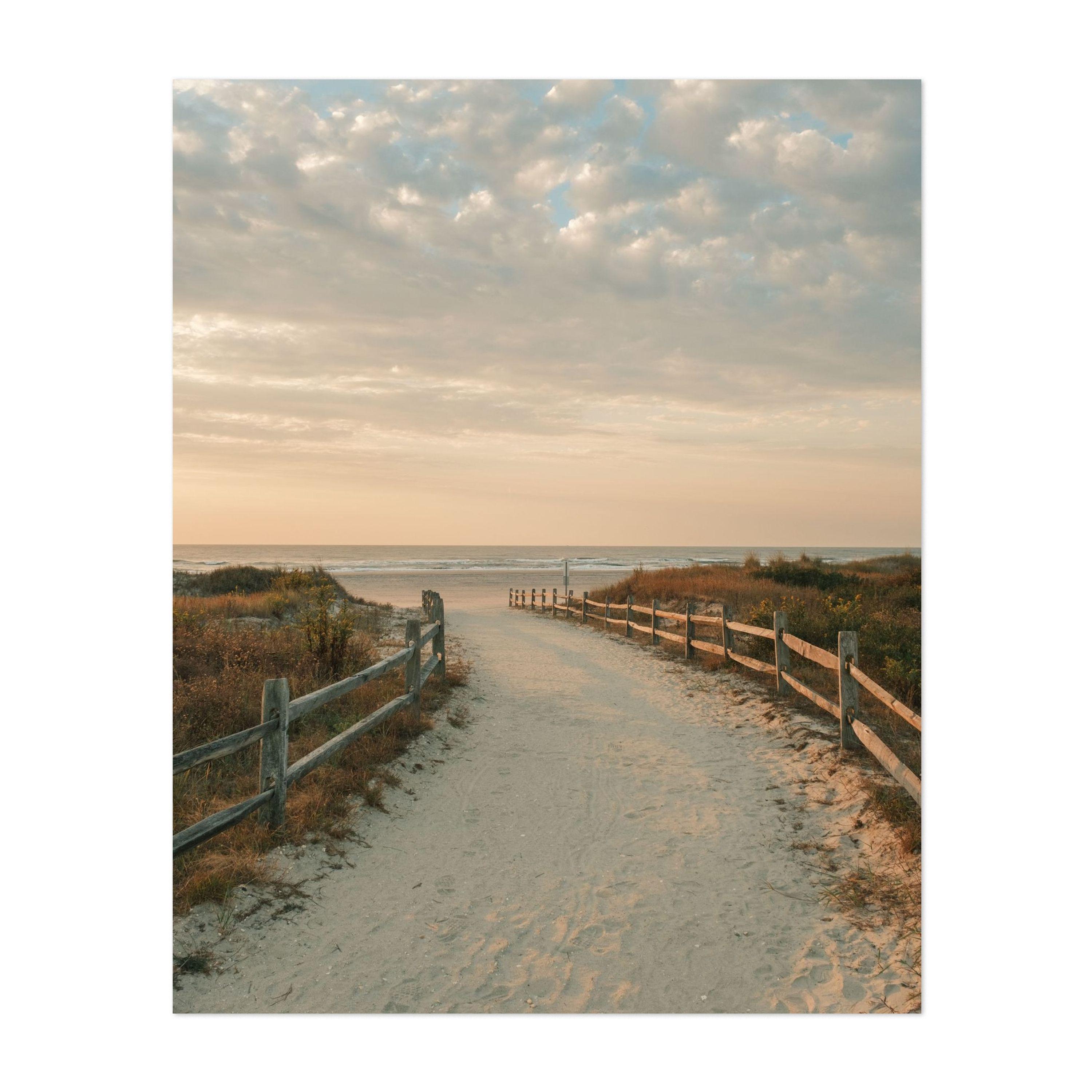 Avalon Print, New Jersey Wall Art, Beach Framed Art, Coastal Home Decor ...