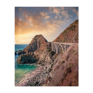 Big Sur Print, California Wall Art, Coastal Framed Art, Bridge Home ...
