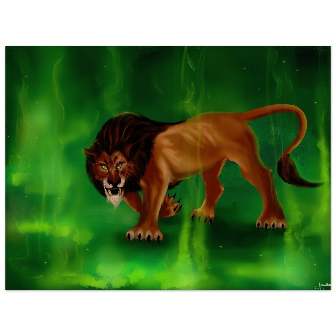 Scar Premium Mat Papier Poster - Etsy