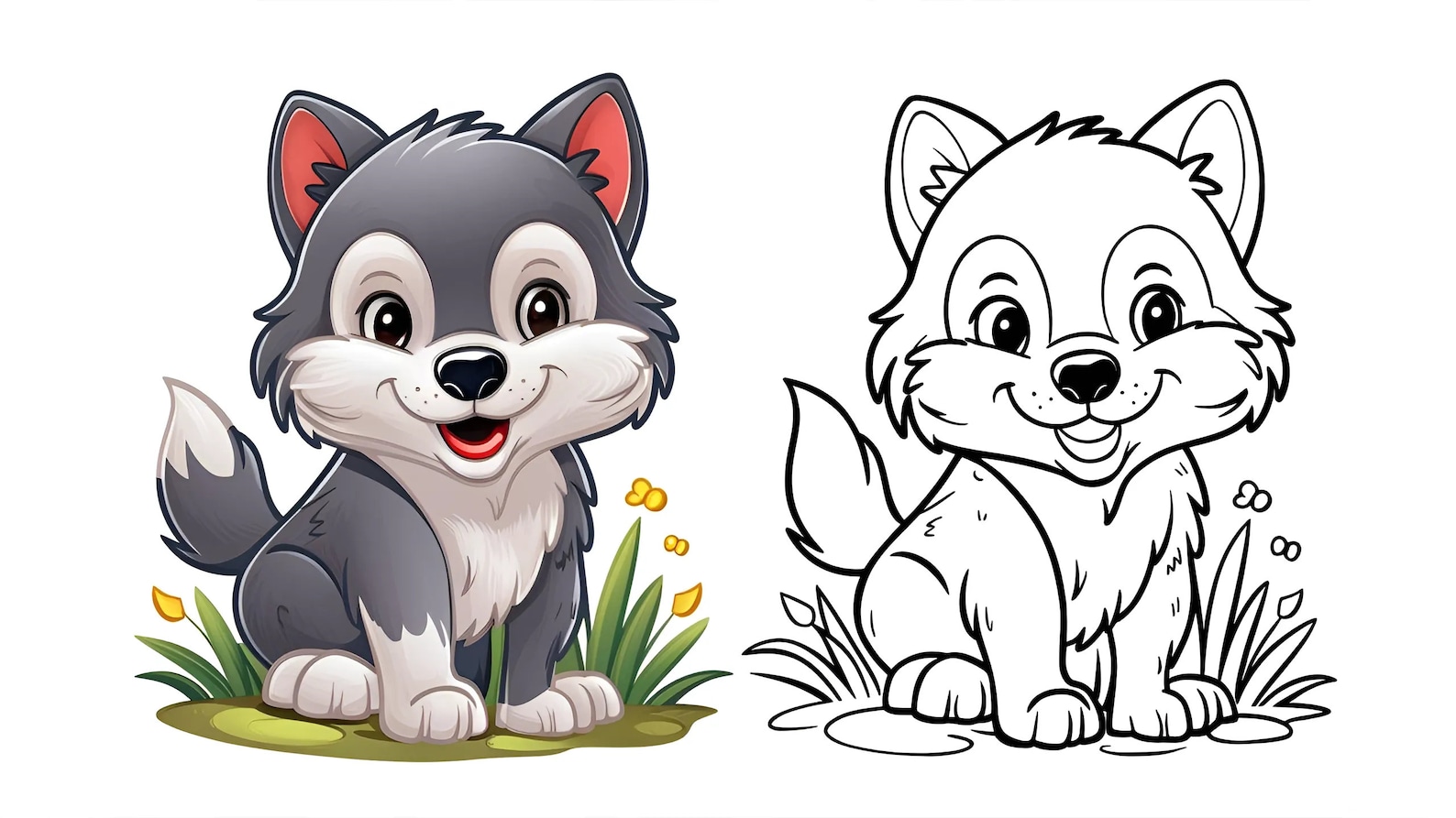 Animal Coloring Pages for Kids Fun and Educational Animal Coloring Book ...