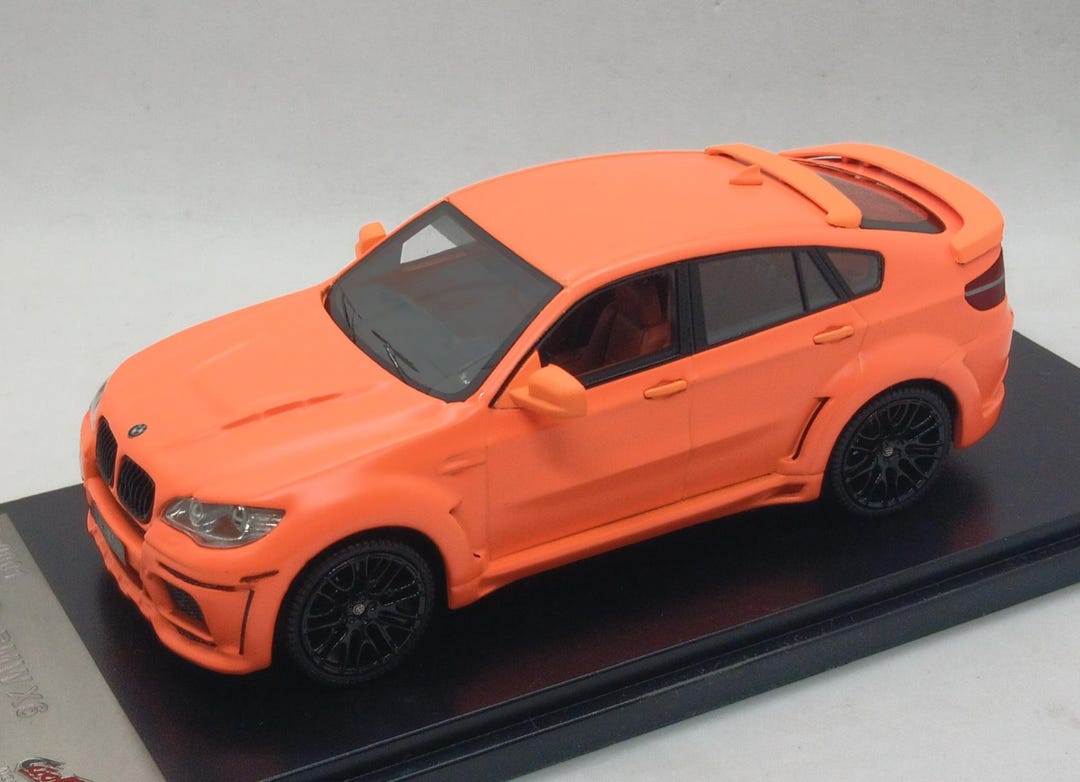 BMW X6 M ( Orange Matt ) 2016 Modelcar by Premium X Models, Scale 1/43 ...