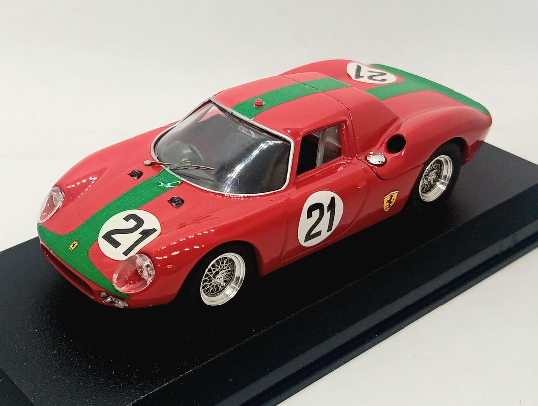 Ferrari 250LM No.21 Monza ( 1966 ) Modelcar by Best, Scale 1/43 - Etsy