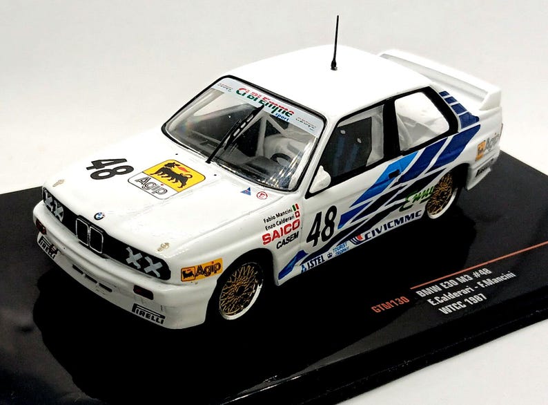 BMW M3 E30 No.48 WTCC ( 1987 ) Modelcar by IXO Models Scale 1/43 - Etsy