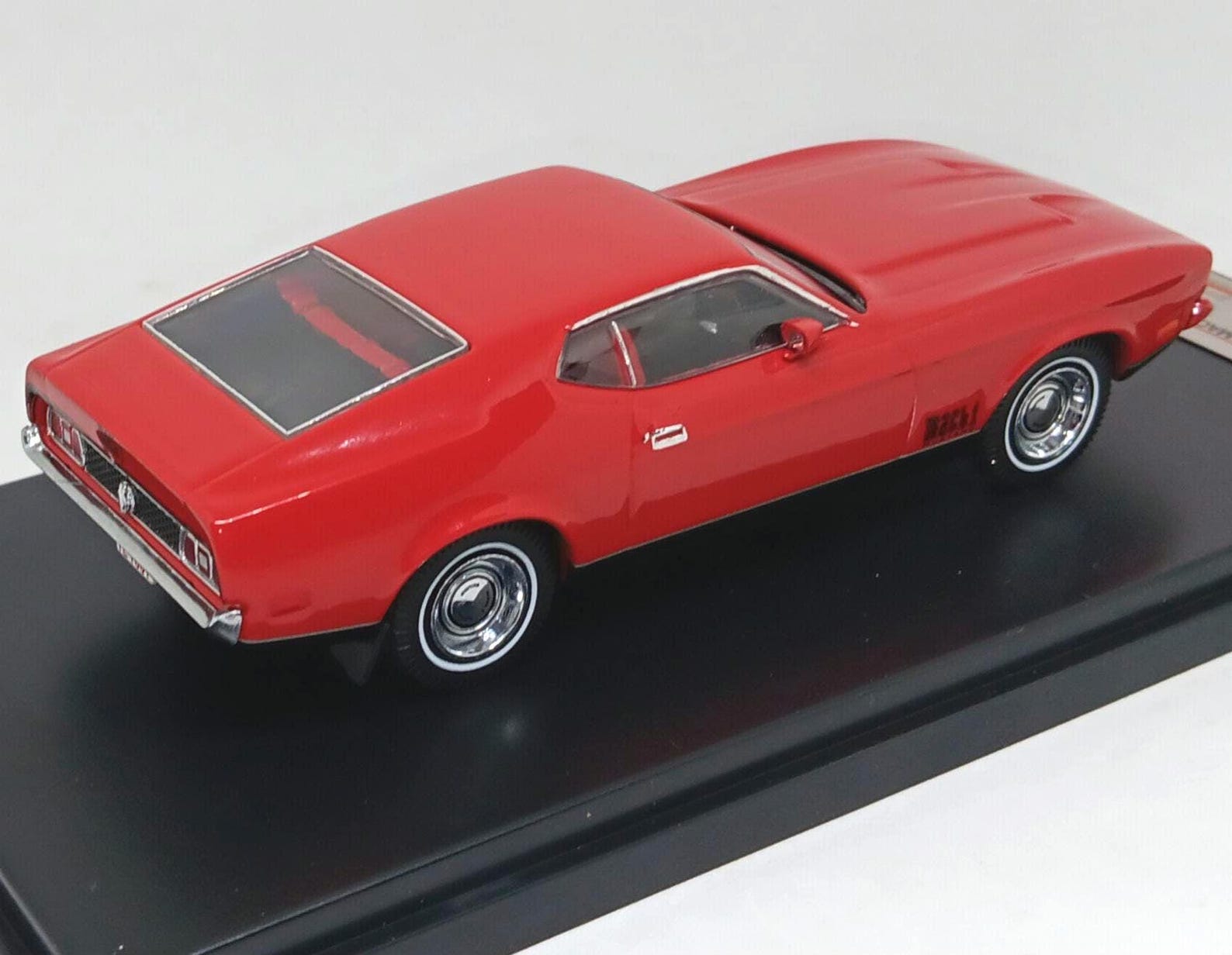 Ford Mustang Mach 1 ( Red ) 1971 Modelcar by Premium X Models, Scale 1/ ...