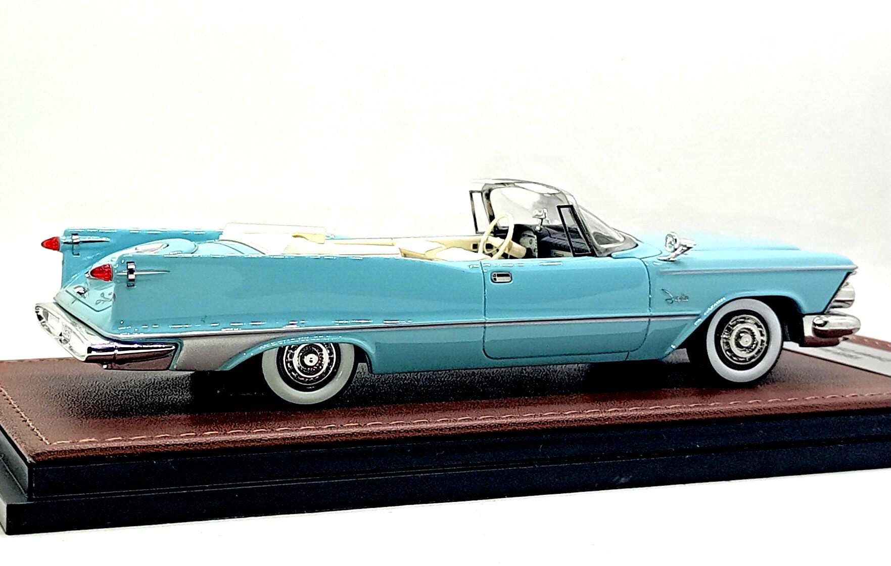 Imperial Crown Convertible - Normandy Blue ( 1959 ) Modelcar by GLM ...
