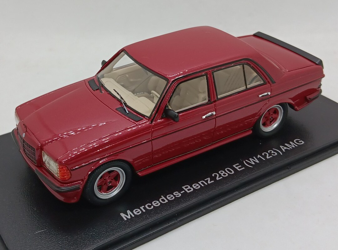 Mercedes-benz 280E W123 AMG ( 1979 ), Modelcar by Neo, Scale 1/43 - Etsy