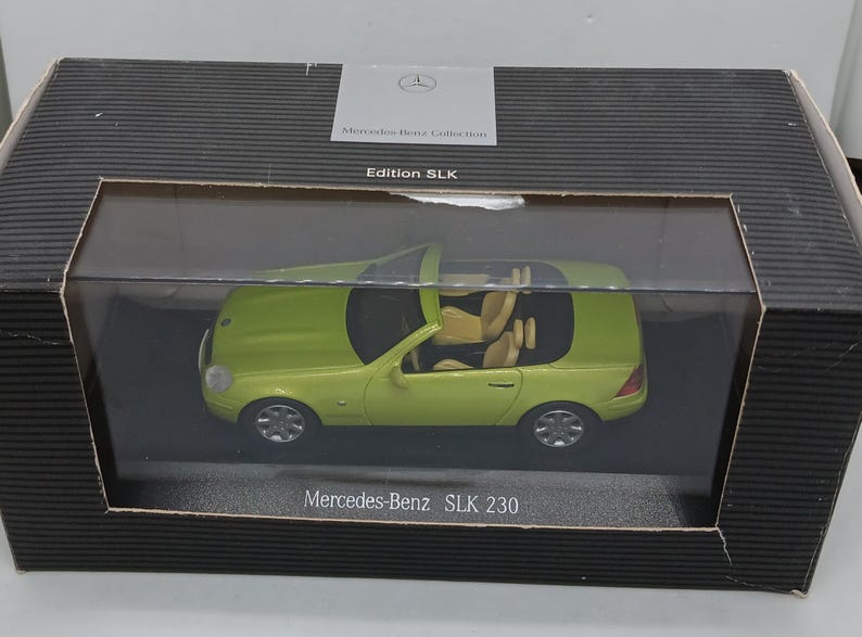 Mercedes SLK 230 1st Gen Lime Green ( 1996 ) Modelcar by Minichamps ...