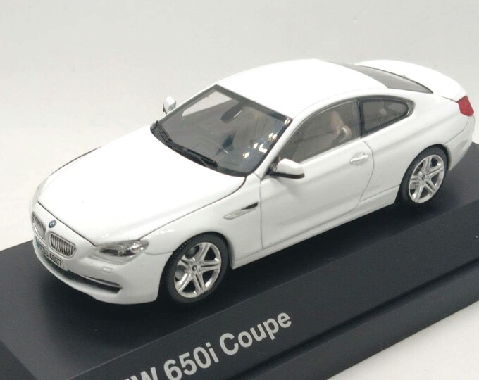 BMW 650i Coupe ( Glacier White ) Modelcar by Paragon Models, Scale 1/43 - Etsy