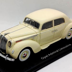 Opel Admiral Limousine - Light Beige ( 1939 ), Modelcar by Neo, Scale 1 ...