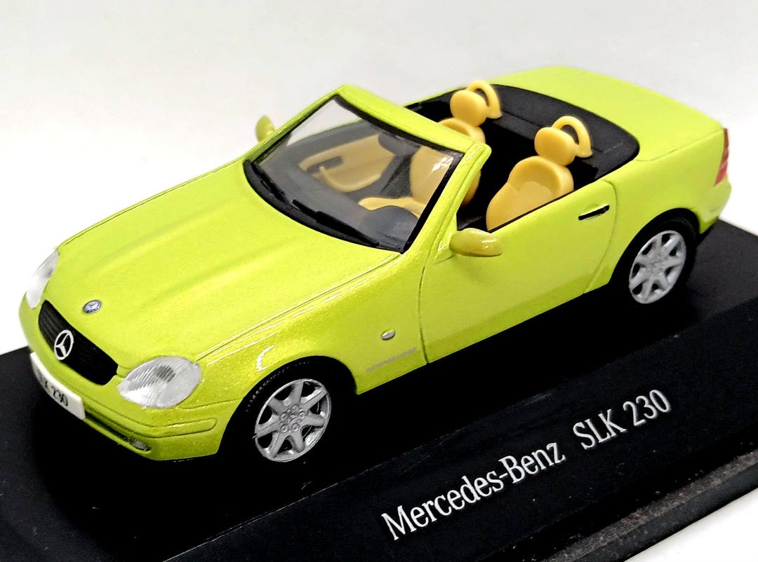Mercedes SLK 230 1st Gen Lime Green ( 1996 ) Modelcar by Minichamps ...