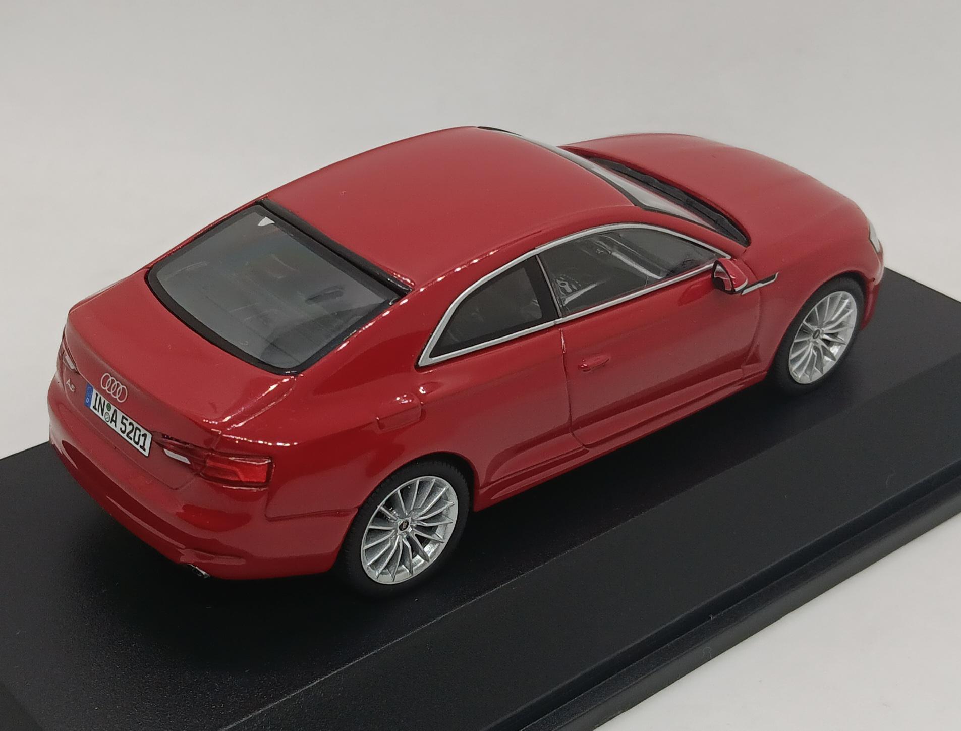Audi A5 Coupe Tango Red 2018 Modelcar by Spark , Scale 1/43 - Etsy