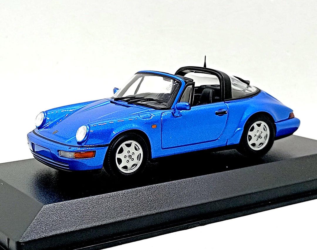 Porsche 911 Carrera 2 Targa - Blue Metallic ( 1991 ) Modelcar by ...