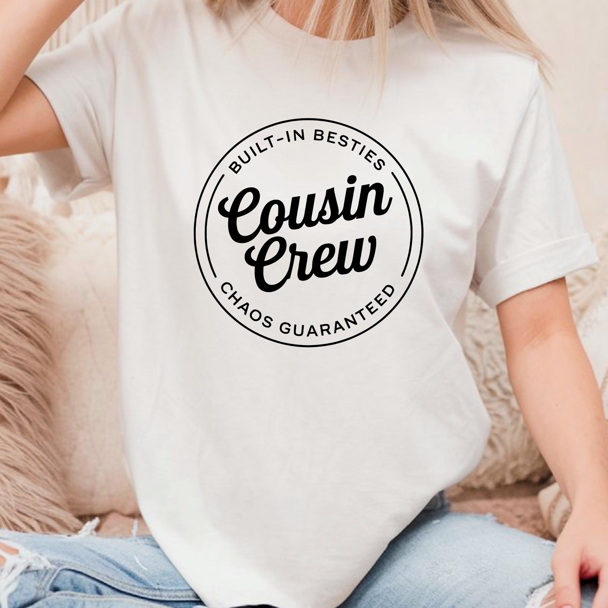 Cousin Crew SVG PNG: Family Reunion Design, Built-in Besties (cut File ...