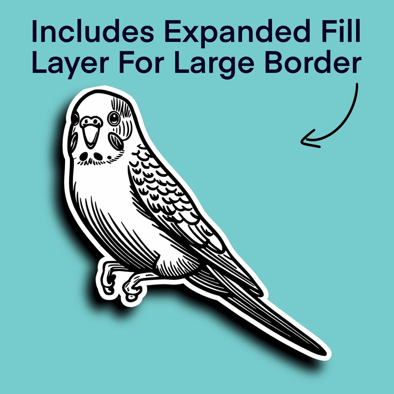 Budgie Bird SVG & PNG Bundle: Pet Bird Cut File, Bird Lover, Vector ...