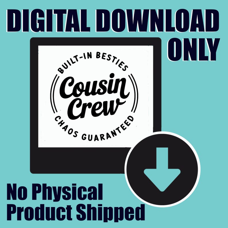 Cousin Crew SVG: Family Reunion Design (PNG, Cricut) - Etsy