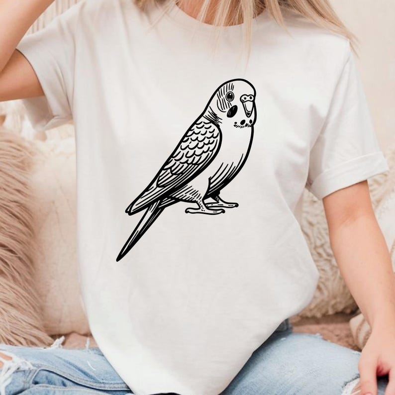 Budgie Bird SVG & PNG Bundle: Pet Bird Cut File, Bird Lover, Vector ...