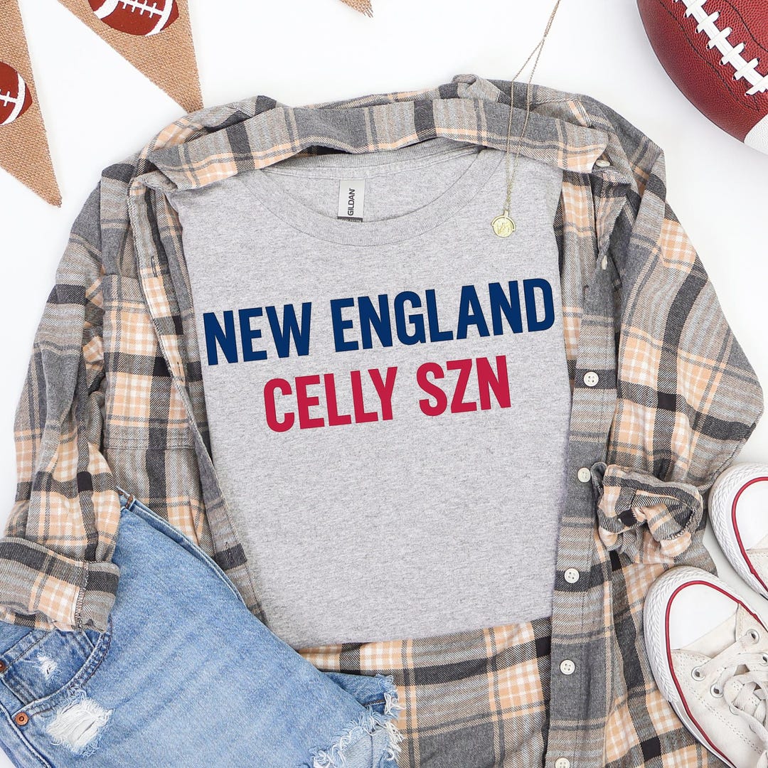 New England Celly Szn Shirt, Patriots Inspired Football Tee, Touchdown ...