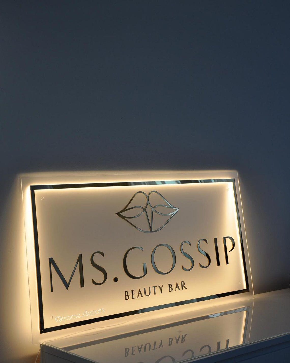 Light up Sign, Custom LED Sign, Backlit Logo Sign, Acrylic Business ...